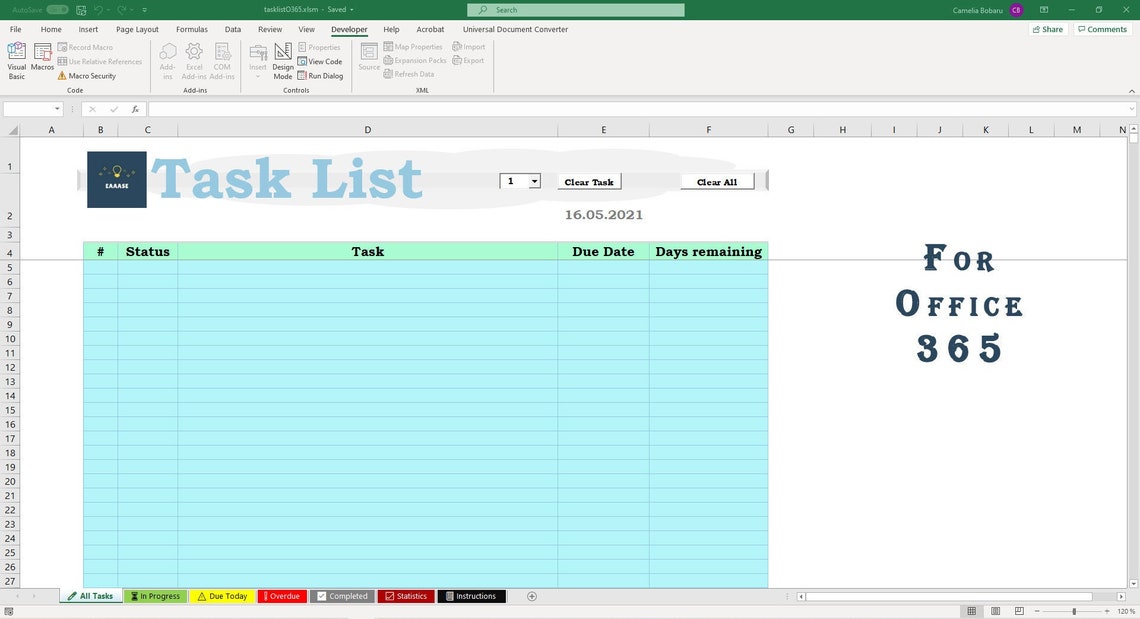 Personal Calculator for Your Progress Task List Tracker - Etsy