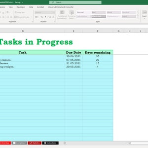 Personal Calculator for Your Progress Task List Tracker - Etsy