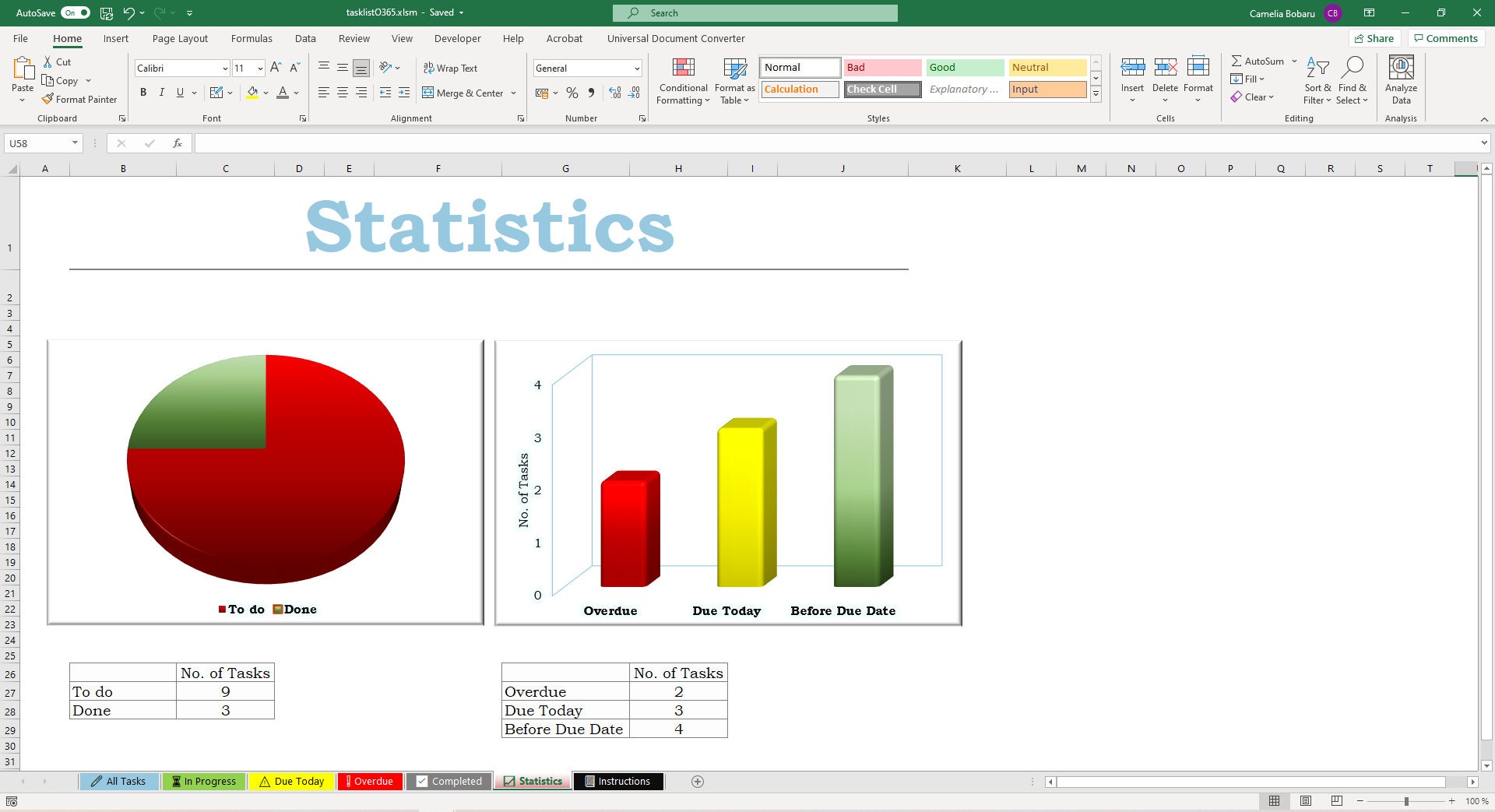 Personal Calculator for Your Progress Task List Tracker - Etsy