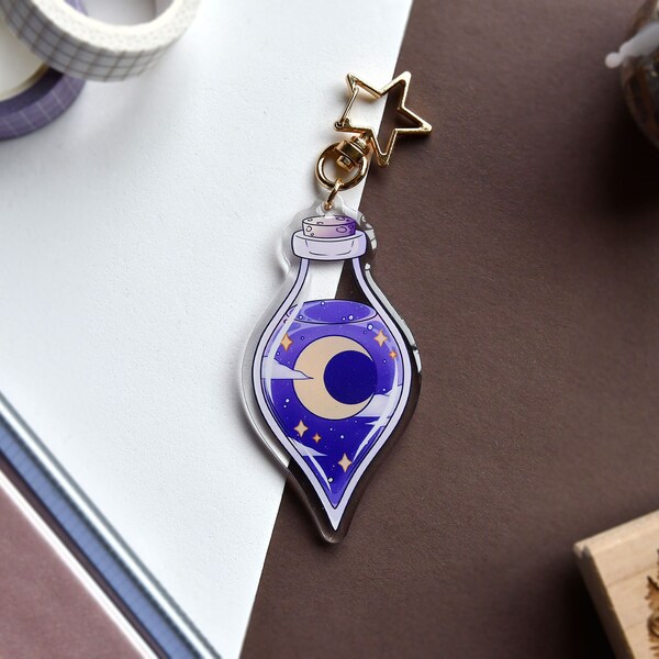 Witch Keychain - Etsy