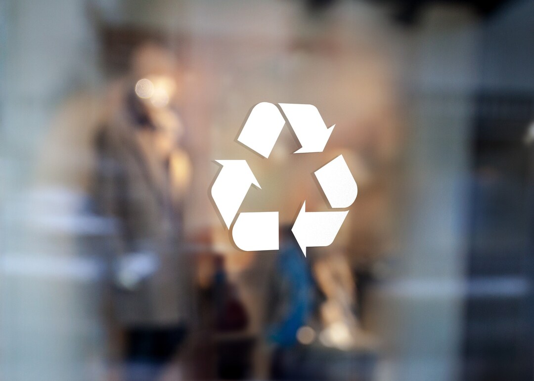 Recycle Sign Decal Recycling Sign Decal Recycle Symbol Decal Recycling ...