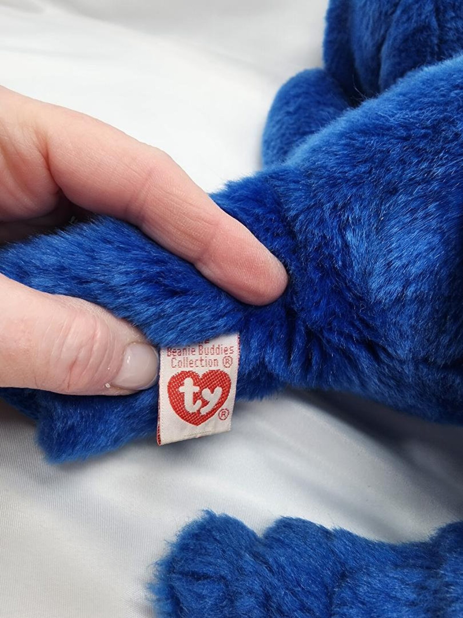 Vintage 1998 Very Rare TY Beanie Buddies Collection peanut Blue ...