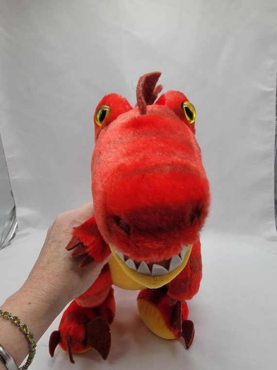 B.A.B. Red Raptor Dino - Etsy
