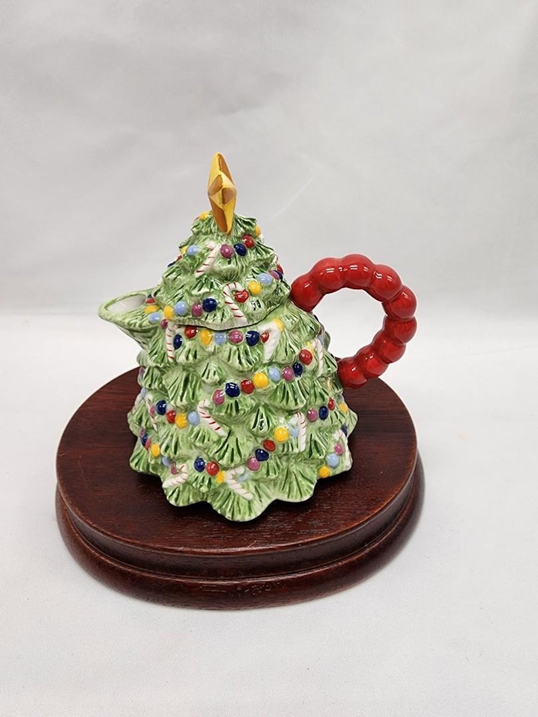 Vintage Christopher Radko Traditions Holiday 5 Teapot or Creamer - Etsy