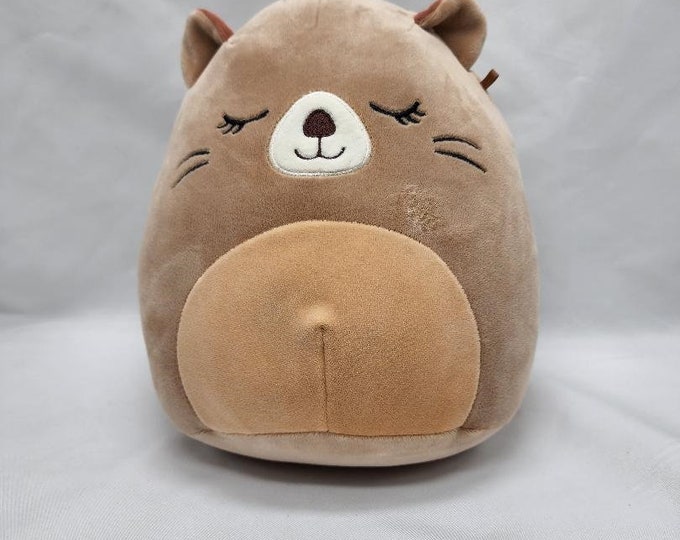 Squishmallow 8 Chip Beaver W/glasses W/custom Hand-made Beaded I Love ...