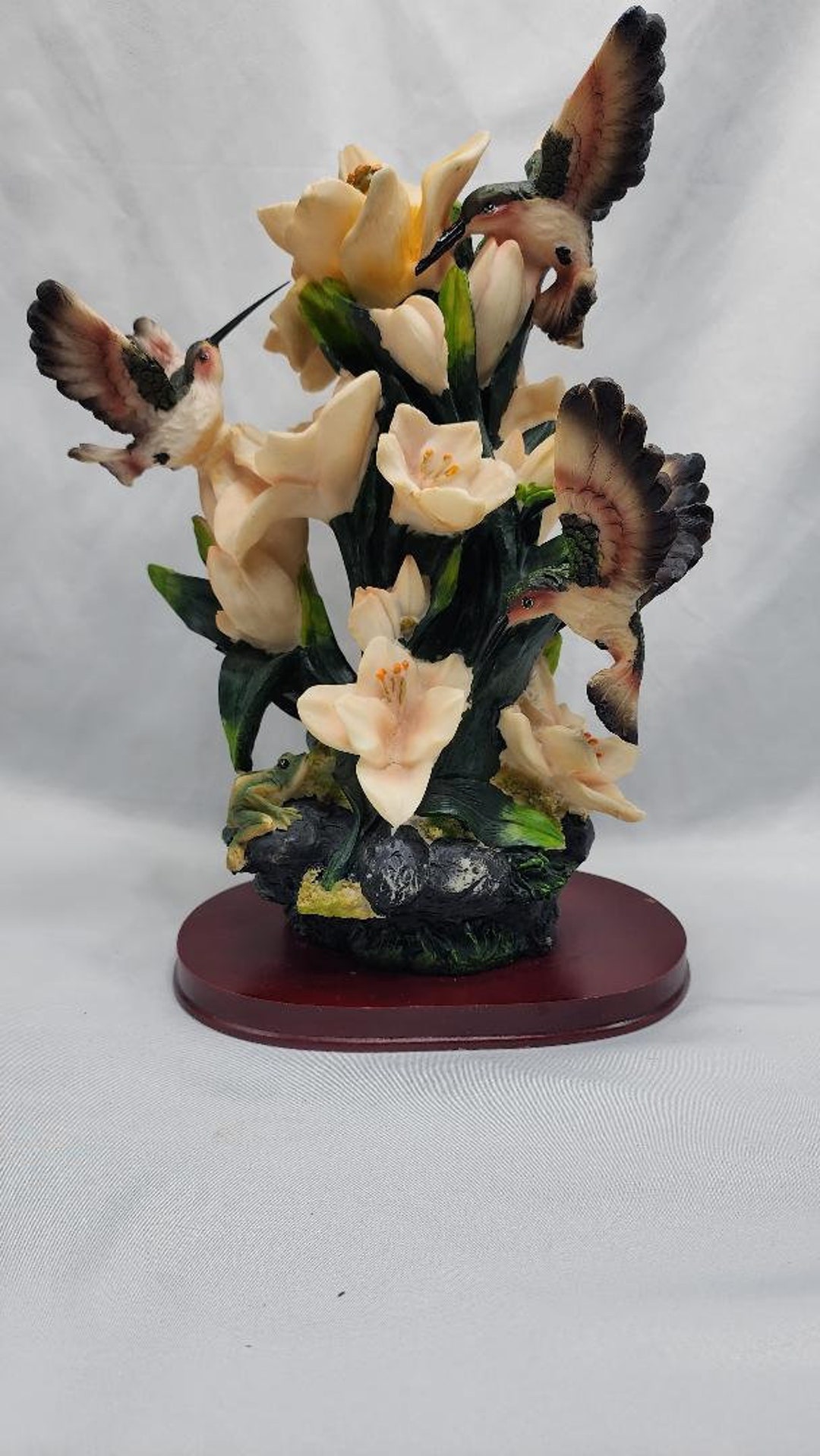 Giovanni Collection Ceramic Sculpture 3 Hummingbird Feeding - Etsy