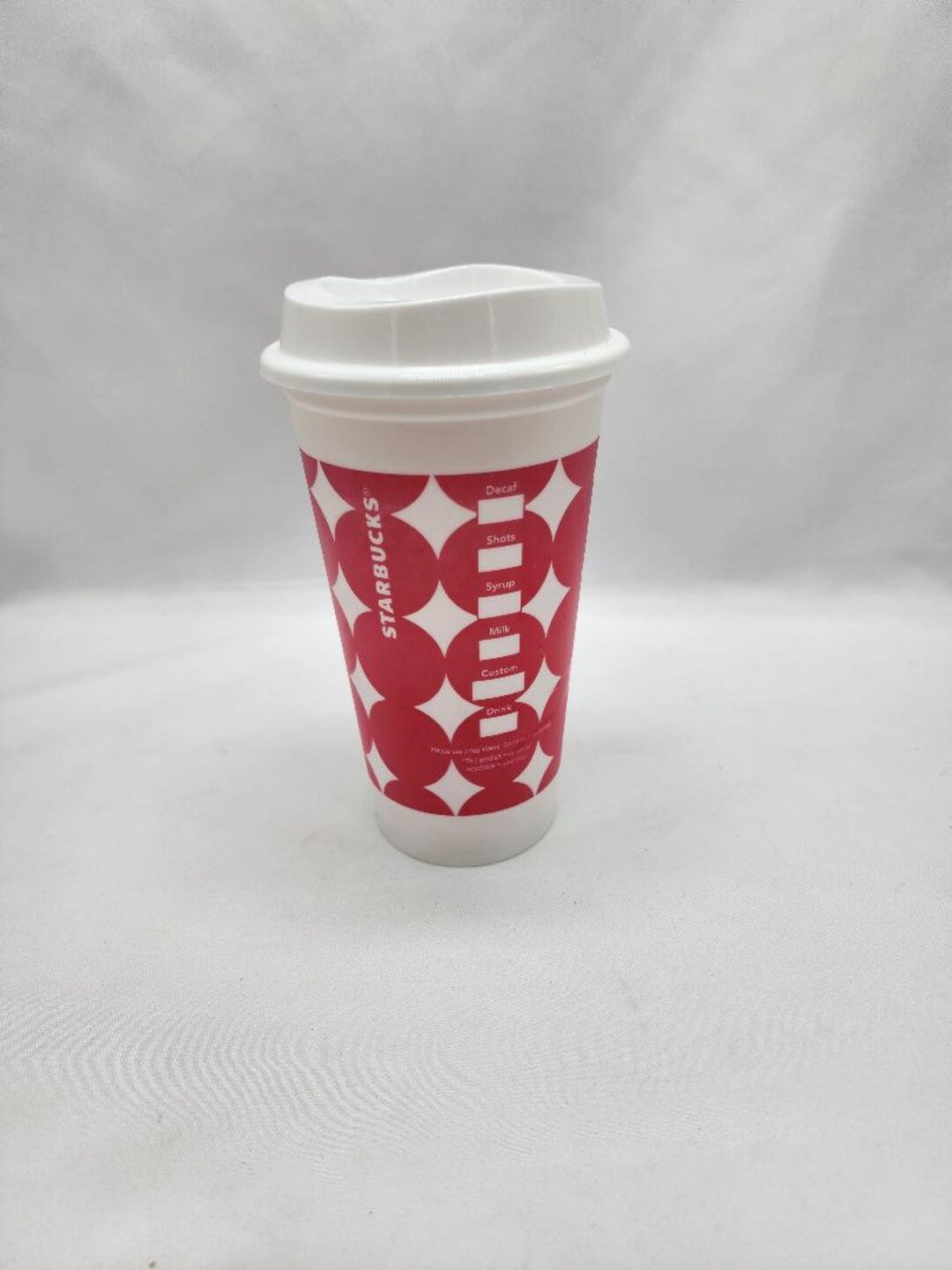 Starbucks Reusable Pink Plastic to Go Cup W/lid 16oz - Etsy