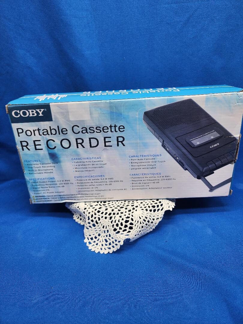 Coby Portable Cassette Recorder New in Box - Etsy