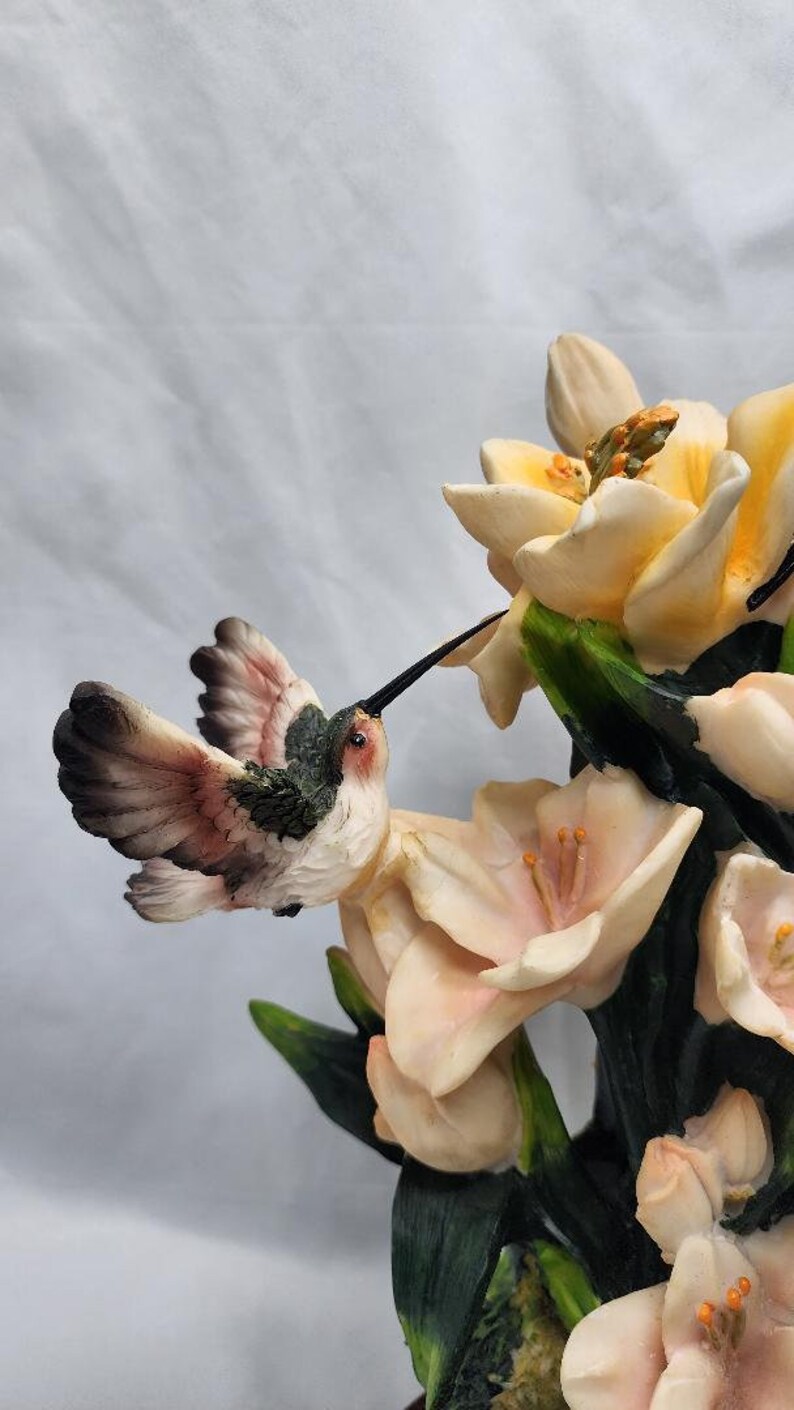 Giovanni Collection Ceramic Sculpture 3 Hummingbird Feeding - Etsy