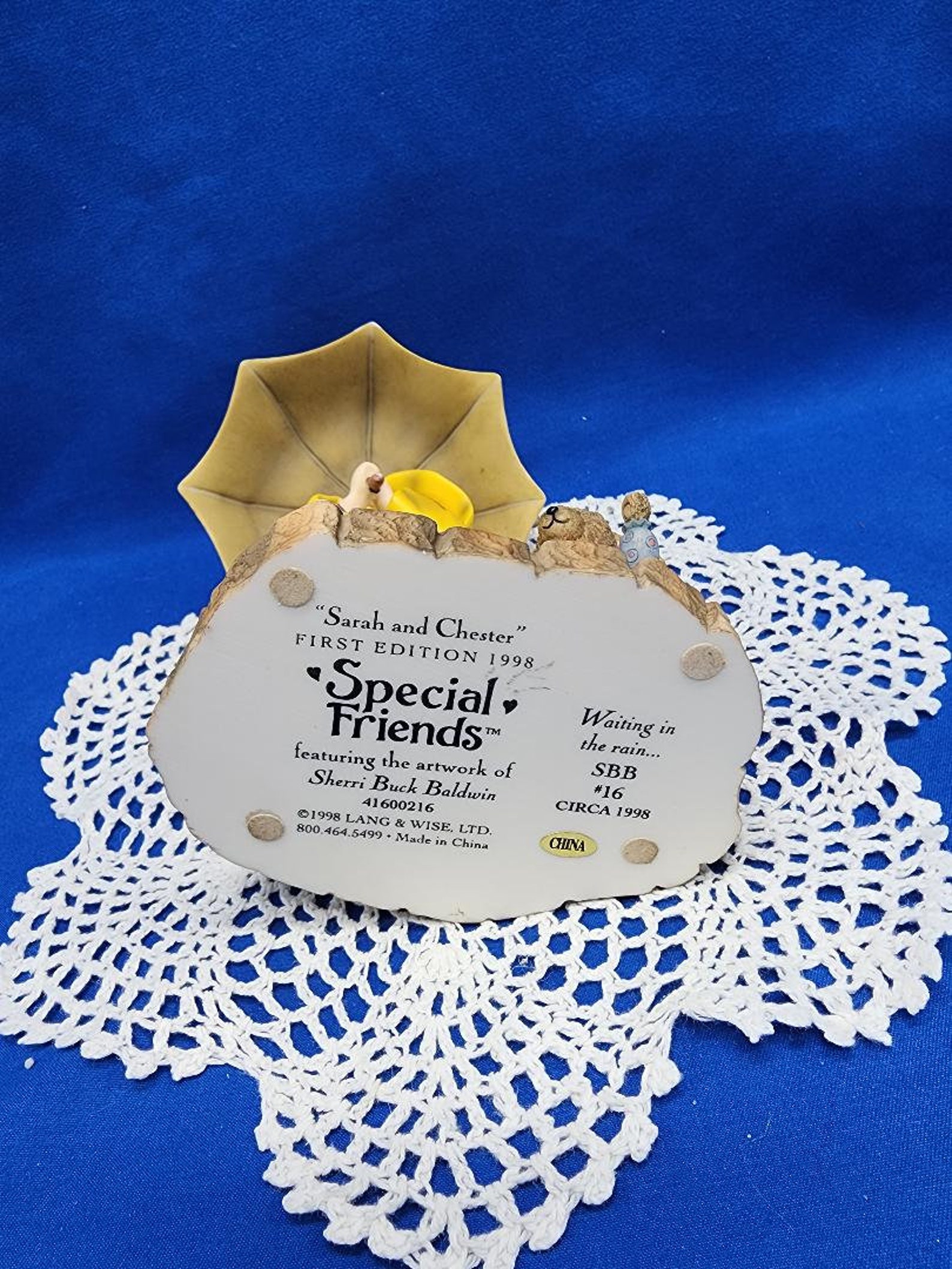 Sarah and Chester Special Friends Figuerine by Lang and Wise - Etsy