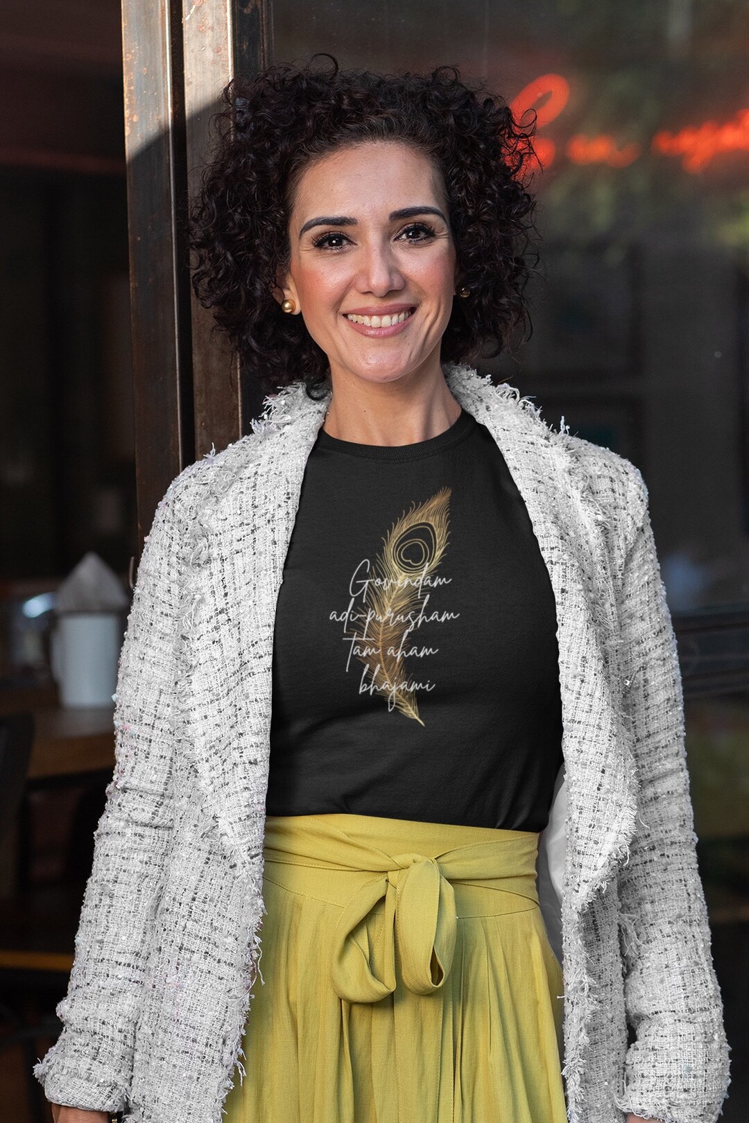 Govindam Adi Purusham Womens Organic Cotton T-shirt - Etsy