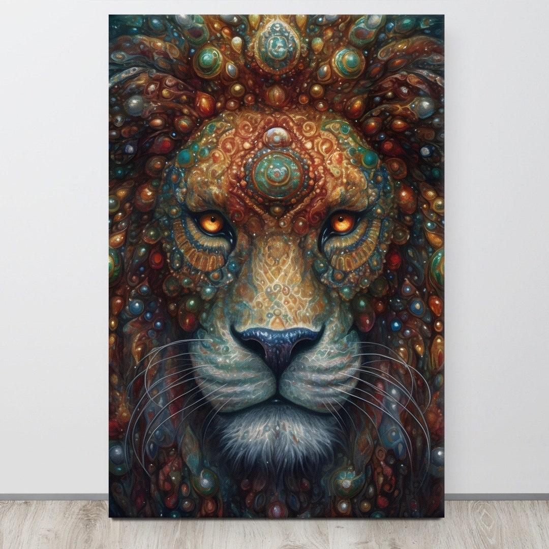 The Divine Protector Thin Canvas - Etsy