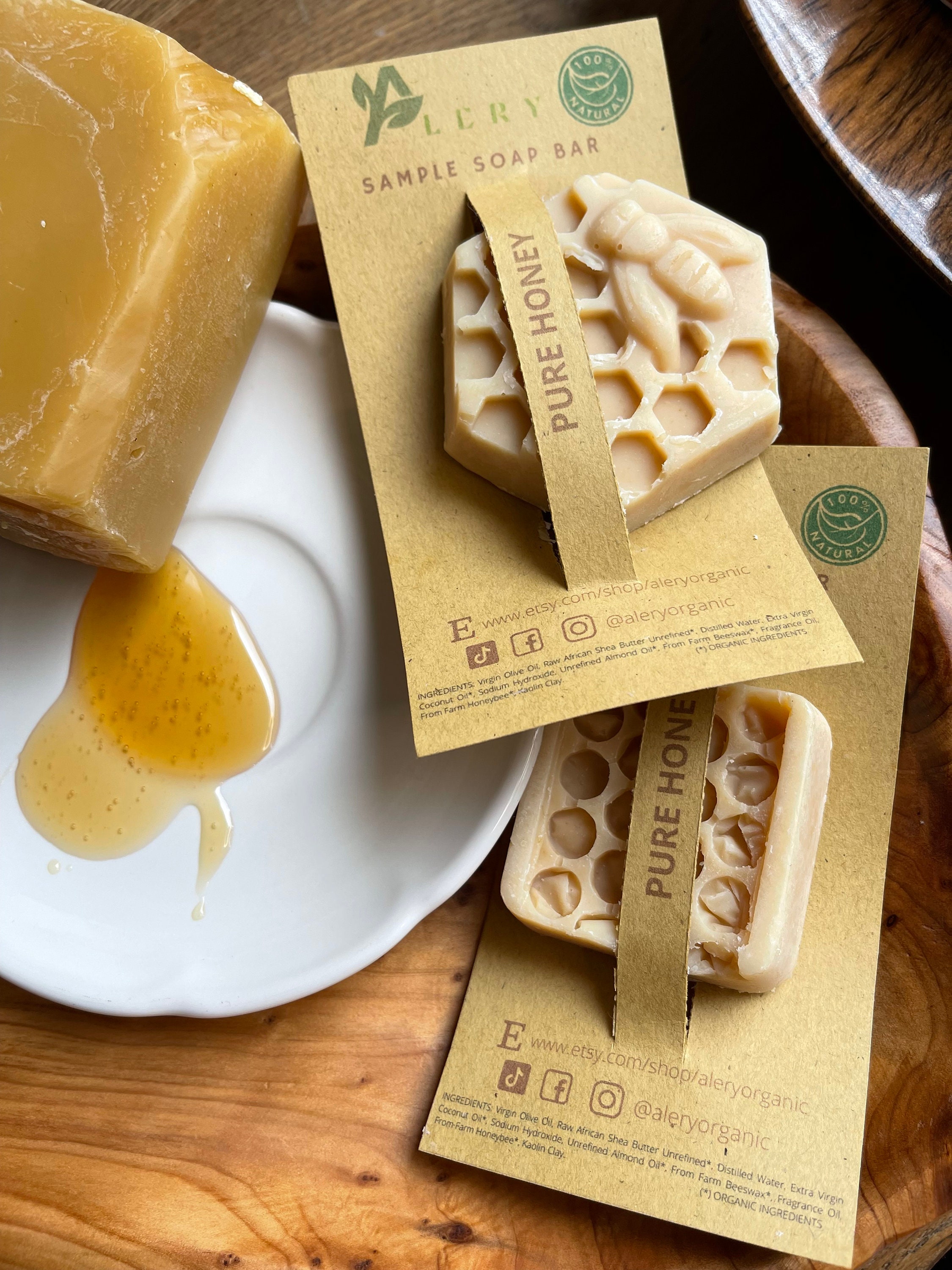 Organic Honey Soap With Pure Goat Milk, Pure Beeswax and Pure Honey ...