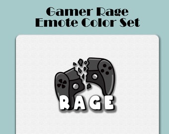 Rainbow Rage Emote - Etsy