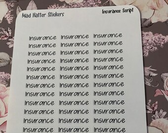 Insurance Script - Etsy