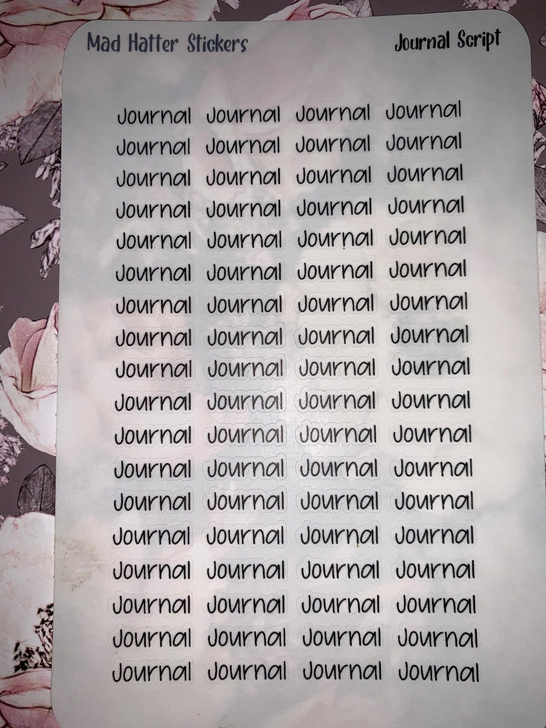 Journal Script - Etsy