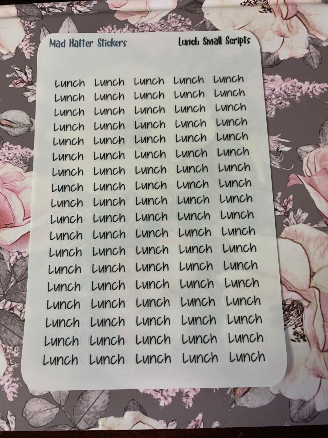 Lunch Script - Etsy
