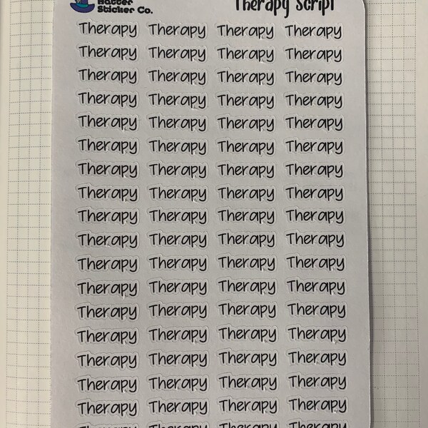 Therapy Script - Etsy