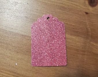 Glitter Gift Tags - Etsy