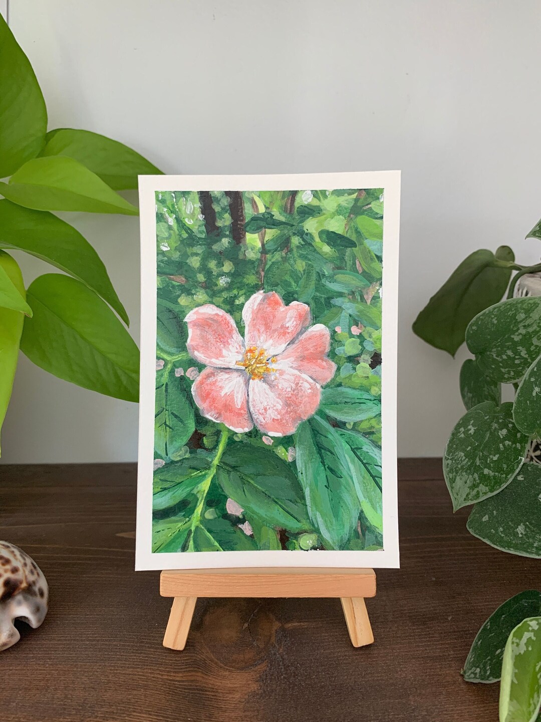 Mini Alberta Rose Painting Floral House Decor Summer Theme - Etsy