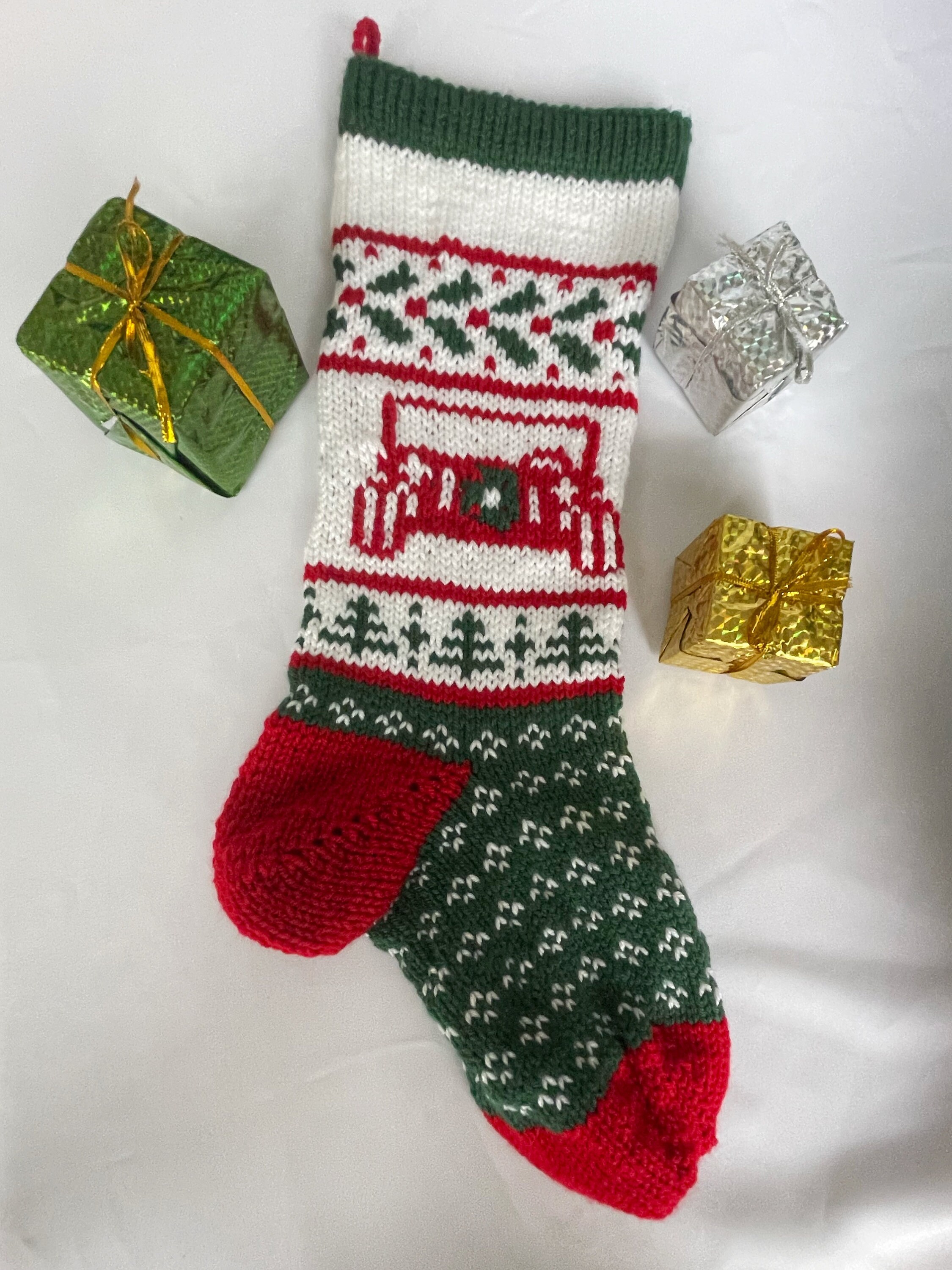 Handknit Jeep Christmas Stocking Personalized Made to - Etsy