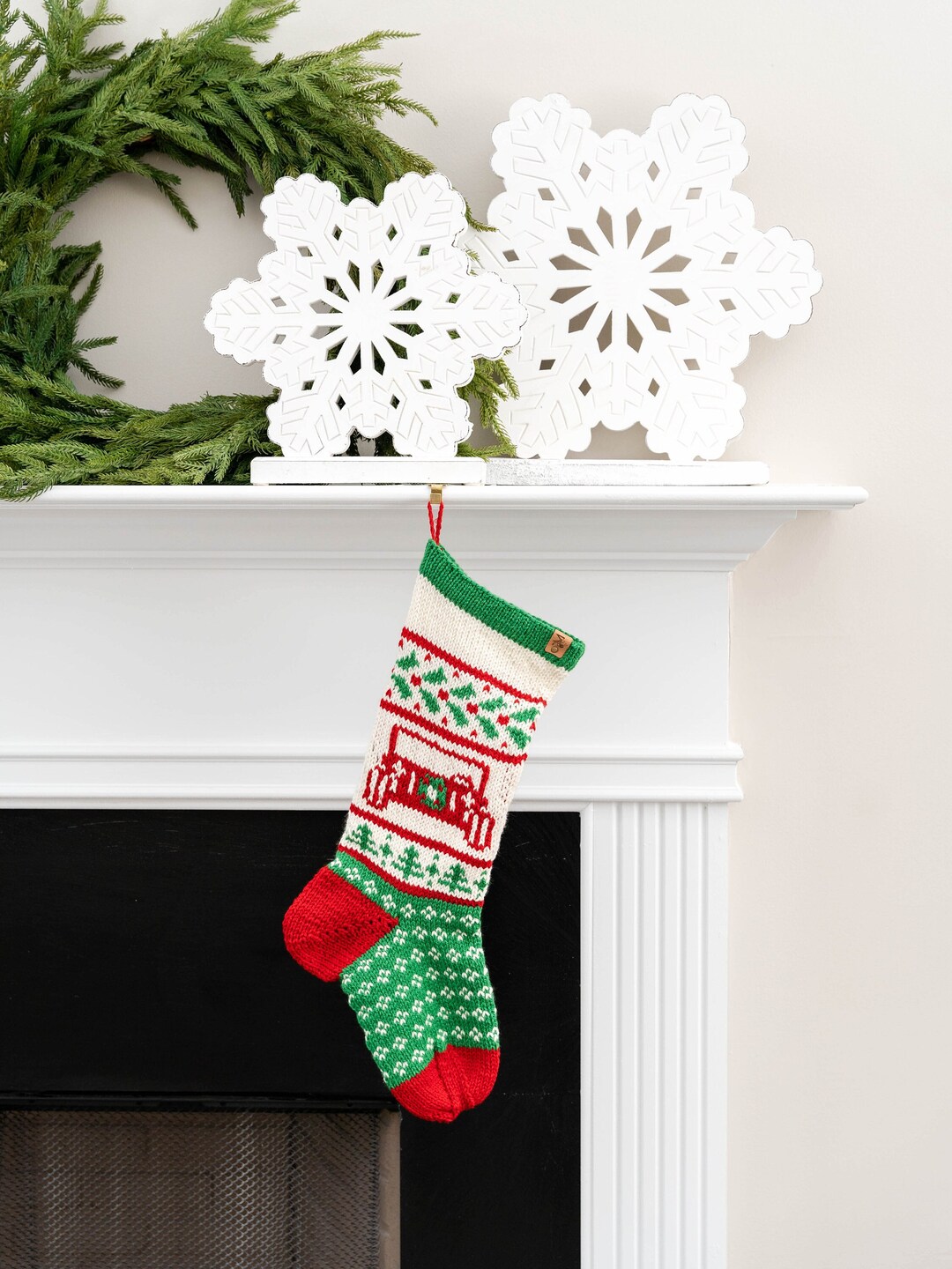 Handknit Jeep Christmas Stocking | Personalized | Made to Order - Etsy ...