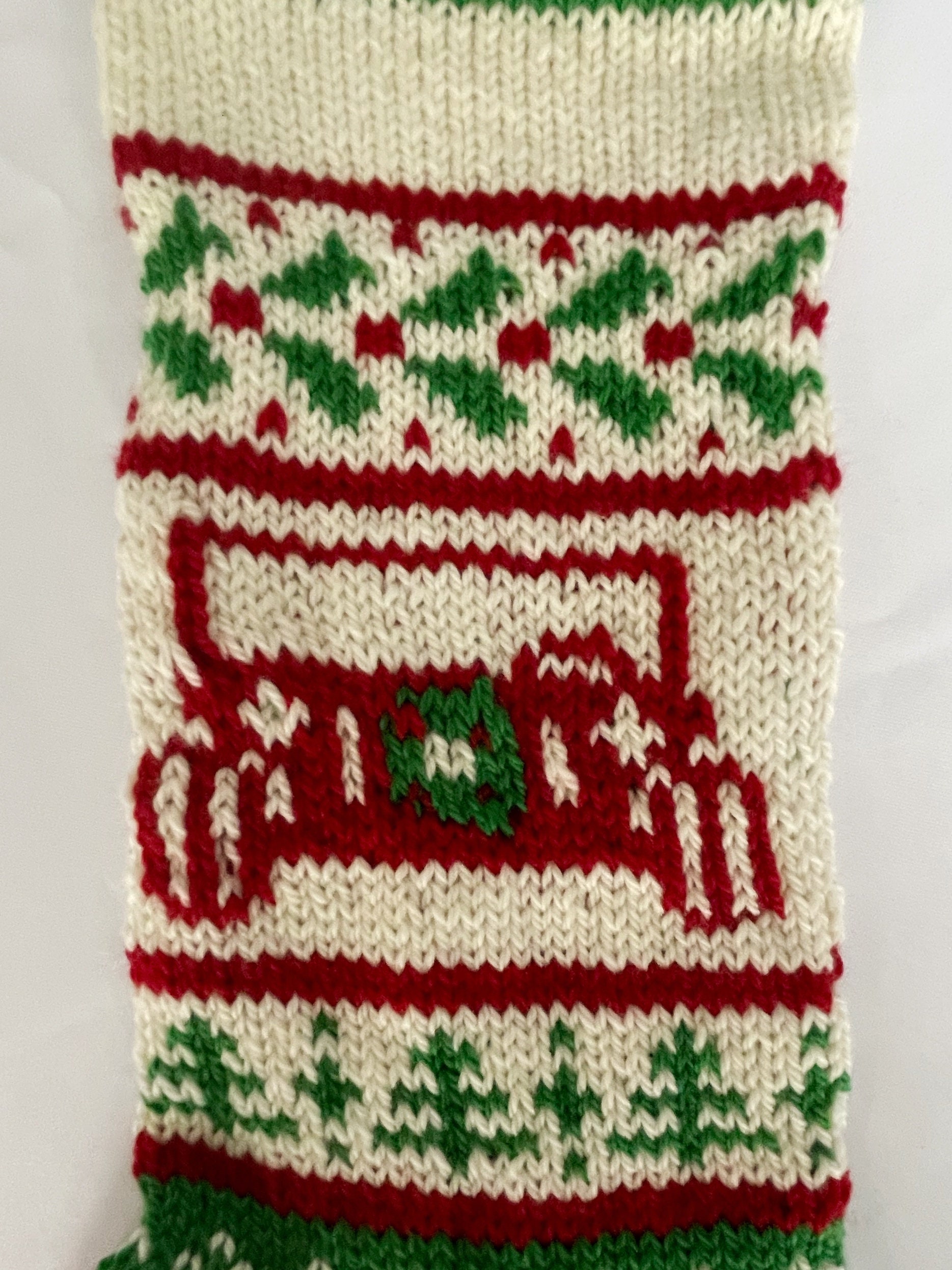 Handknit Jeep Christmas Stocking Personalized Made to | Etsy