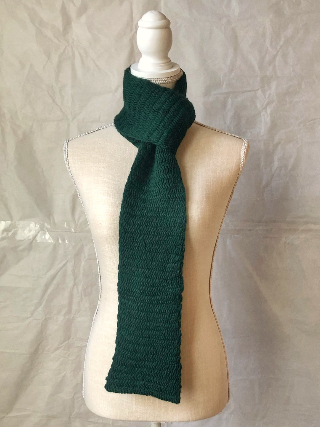 Bufanda handknit / bufanda de espiga / bufanda hecha a mano / - Etsy España