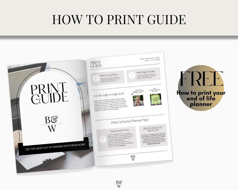 Christian End of Life Planner Printable | After I'm Gone | Beneficiary ...