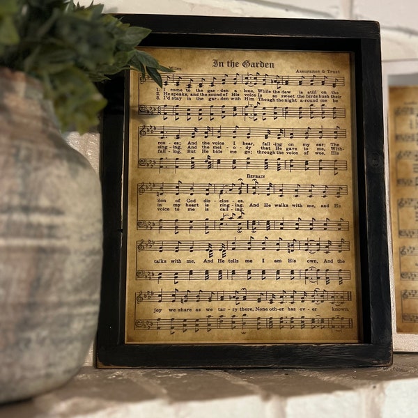 Hymn Wall Art - Etsy