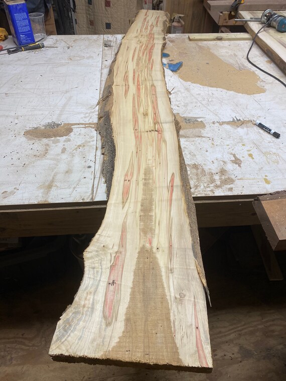 3 Live Edge Flaming Box Elder Slabs | Etsy