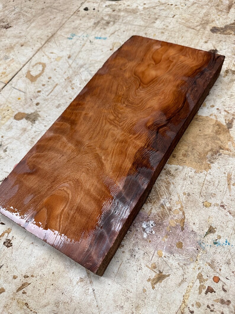 Old Growth Curly California Redwood sequoia Slab - Etsy