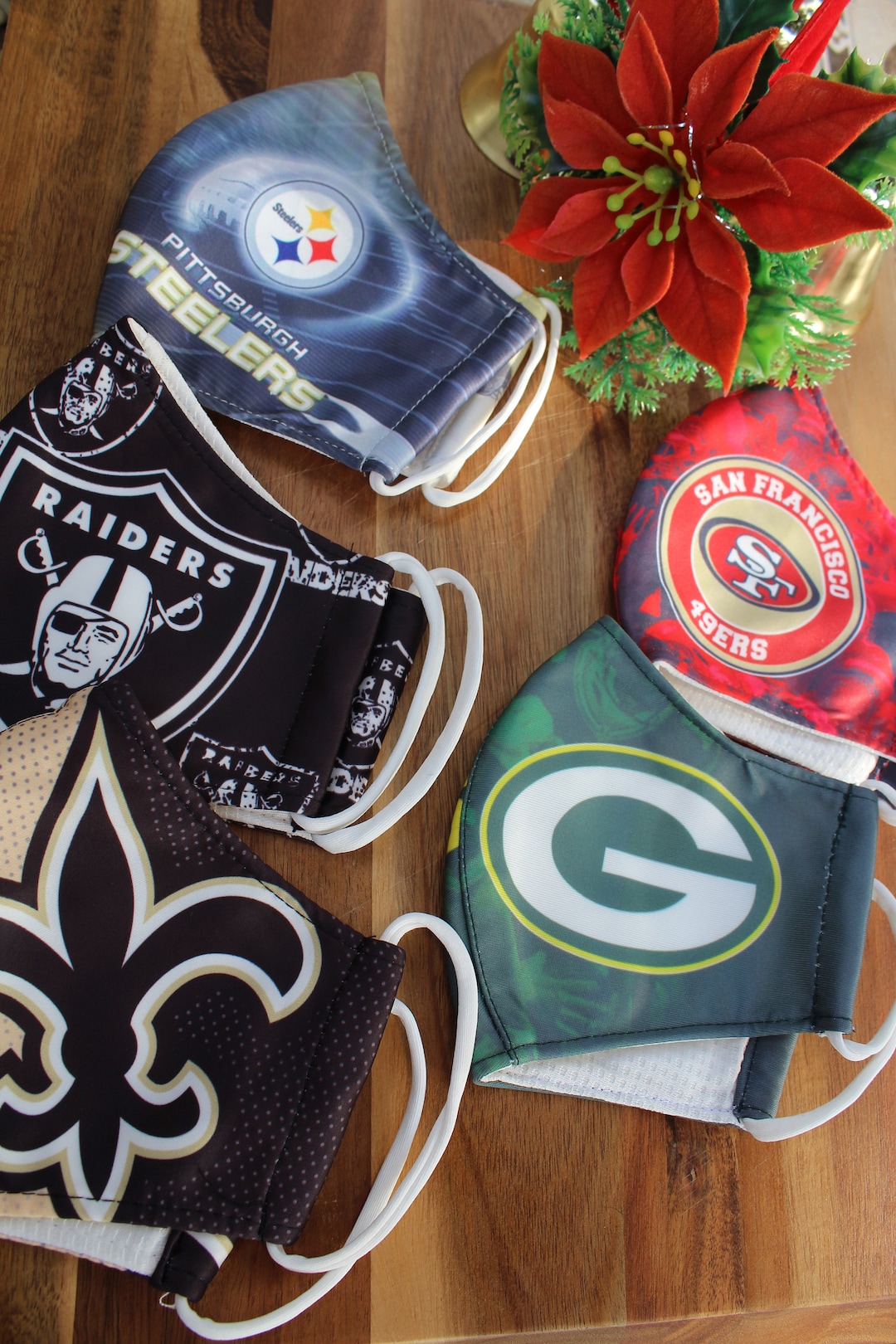 ADULT FACE MASK Football - Etsy