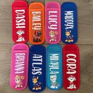 Personalized Paw Patrol Popsicle| Yogurt Holder - Etsy
