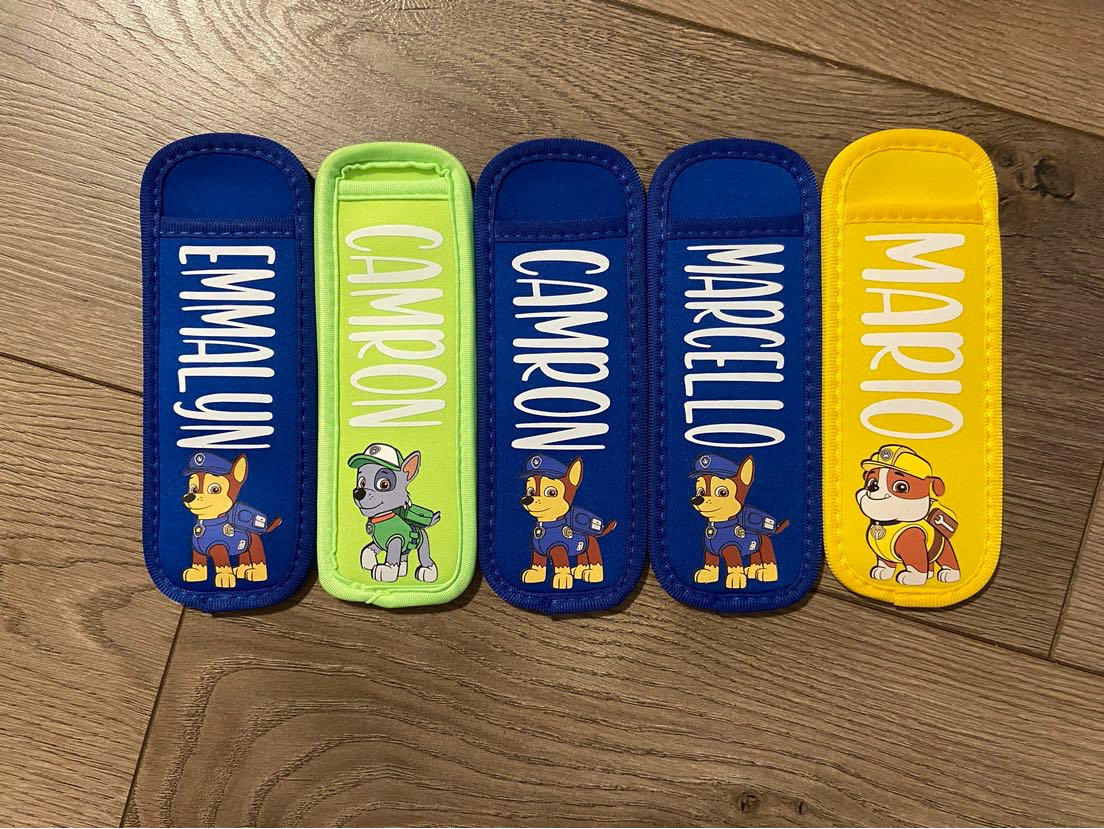 Personalized Paw Patrol Popsicle Yogurt Holder - Etsy