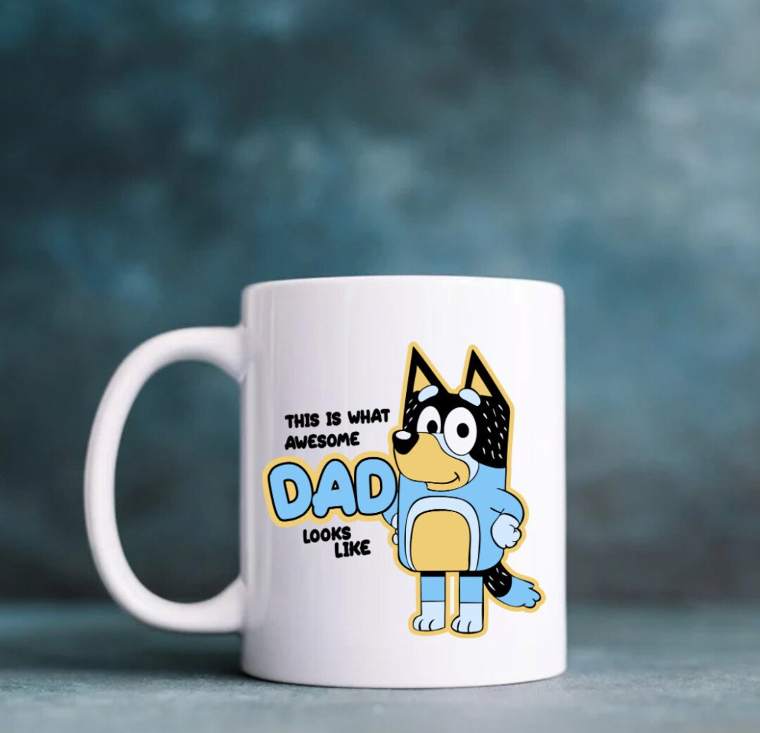 Dad 12oz Mug | Sunshine Mug | Blue Mug | Daddy Cup | Bandit Cup ...