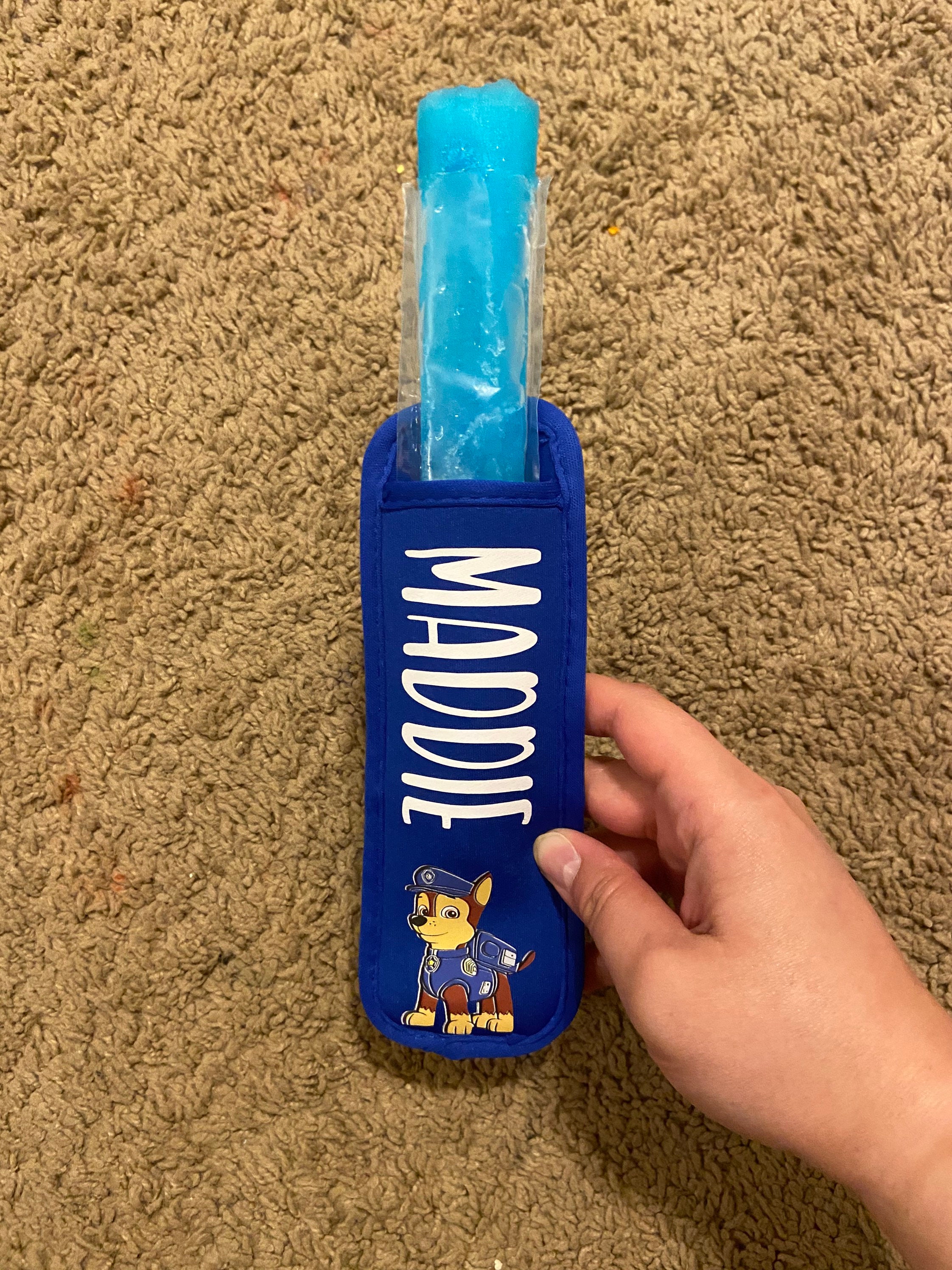Personalized Paw Patrol Popsicle Yogurt Holder - Etsy