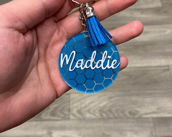 Blessed Mom Keychain Sublimation Keychain Accessory Momma Car ...