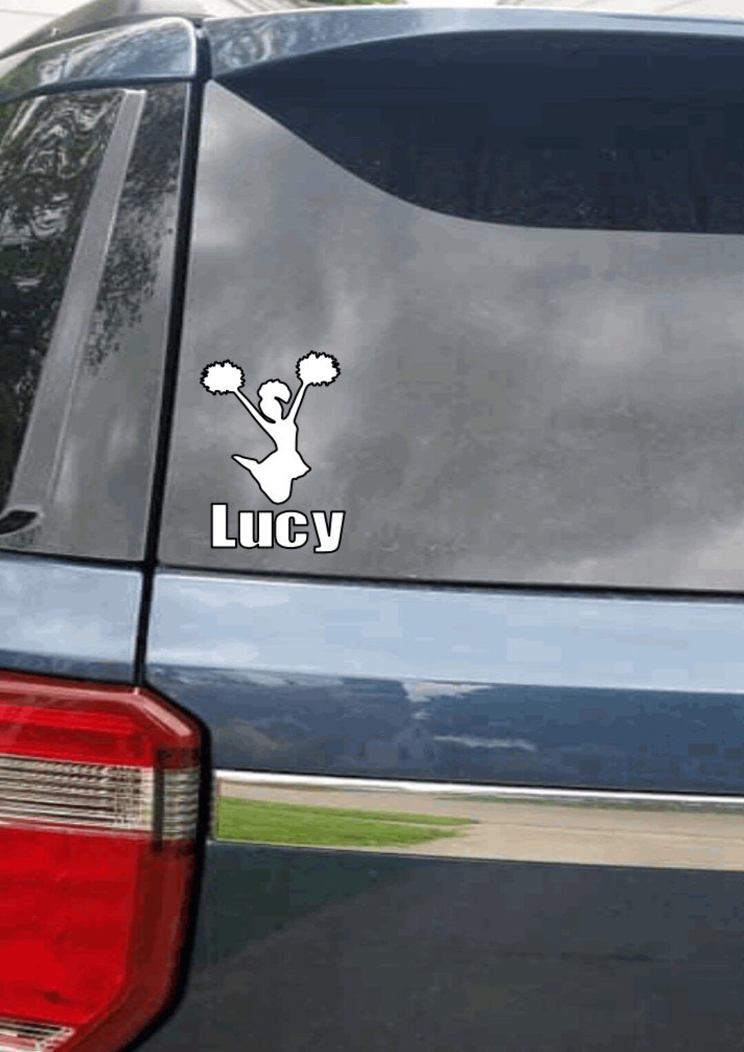 Custom Cheerleading Car Decal | Personalized Cheerleader Sticker | Kids ...