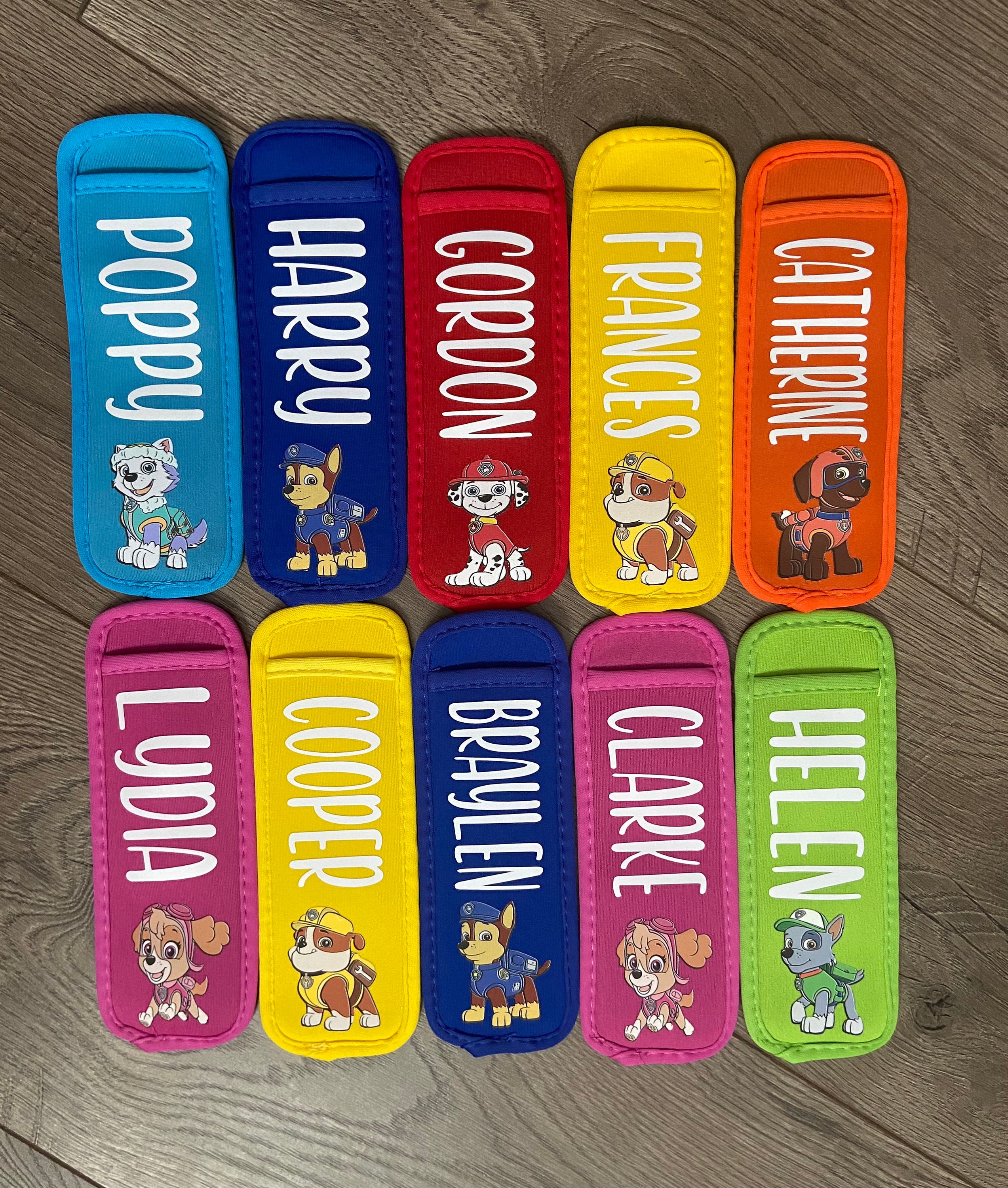 Personalized Paw Patrol Popsicle Yogurt Holder - Etsy