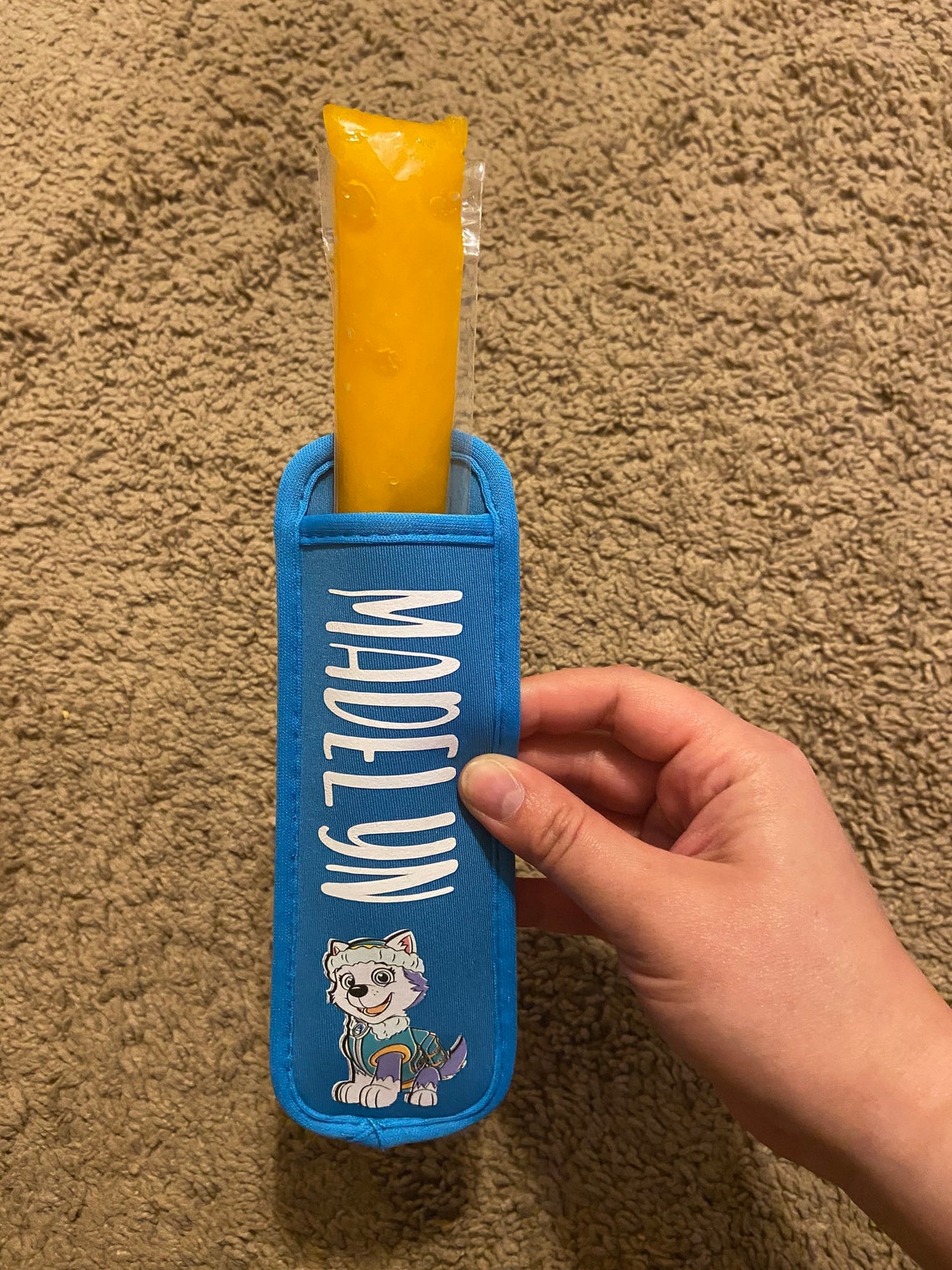 Personalized Paw Patrol Popsicle Yogurt Holder | Etsy