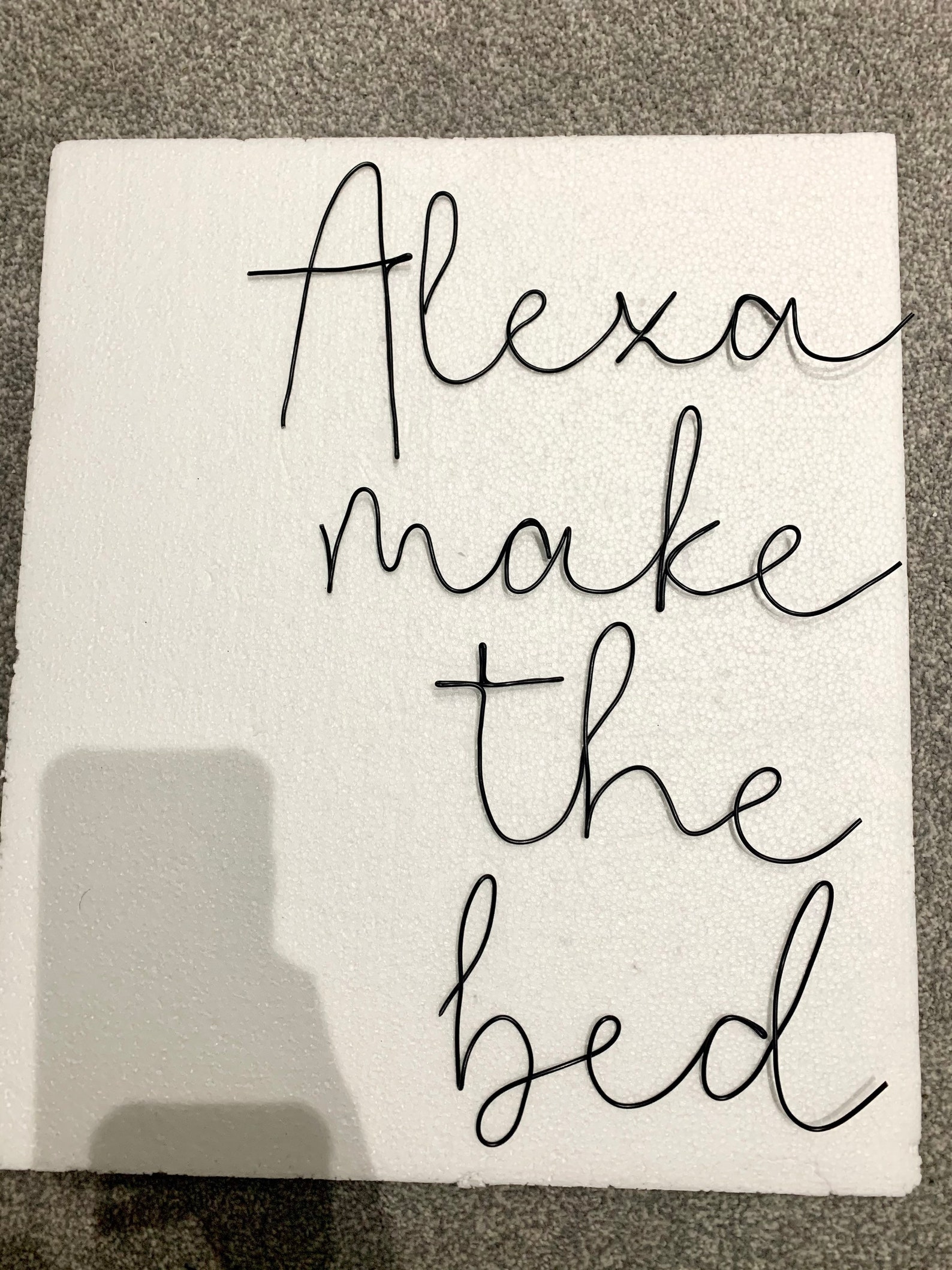 CUSTOM Wire Words FONT 3 Handwritten Wire Phrases Bespoke - Etsy UK