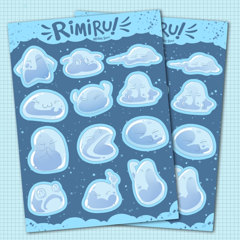 Slime Stickers - Etsy