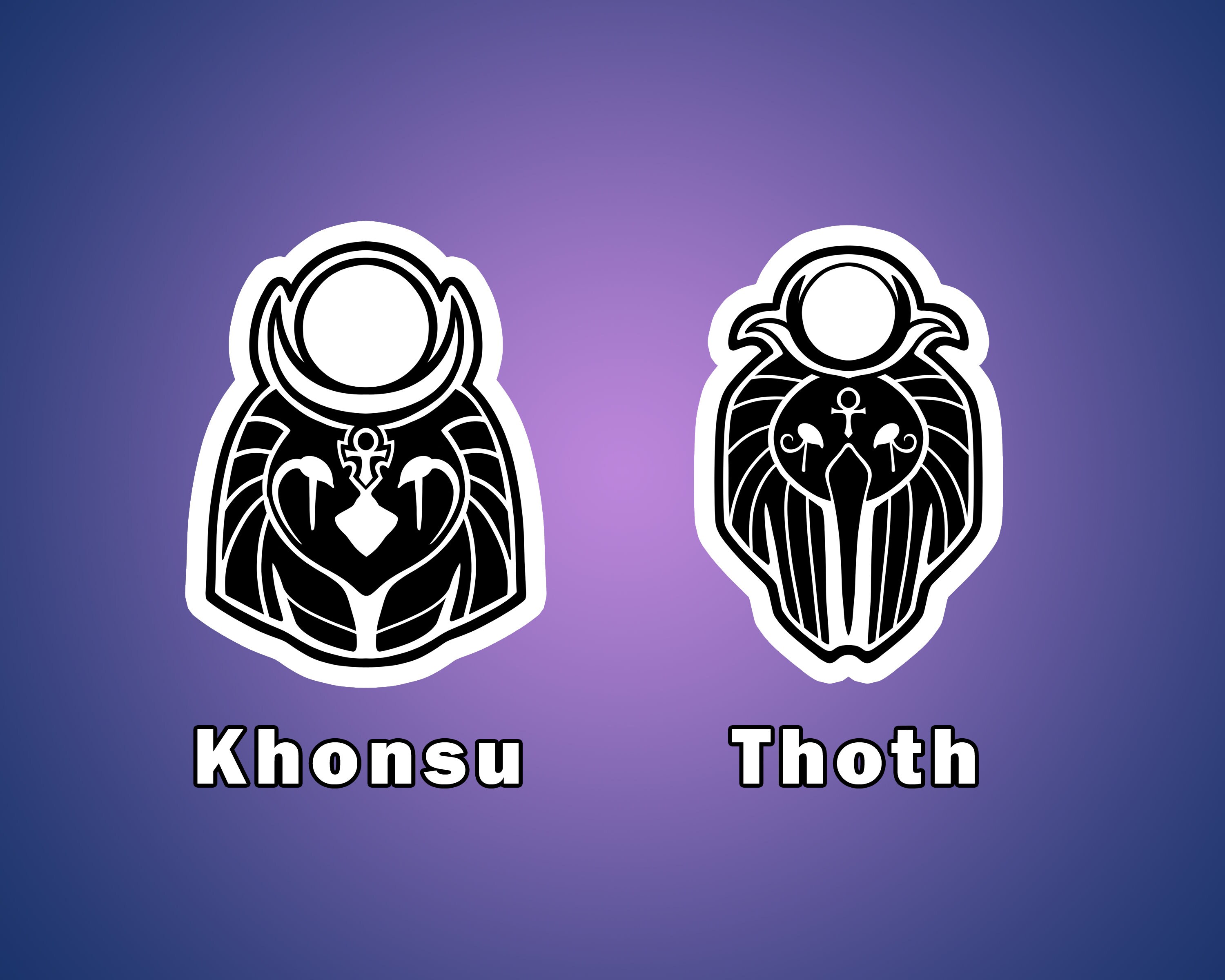 Egyptian Gods Vinyl Decals Weatherproof Decals 4.5 | Etsy