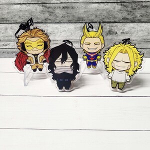 MHA Acrylic Charms | My Hero Academia Keychains | Deku Bakugo Hawks All ...