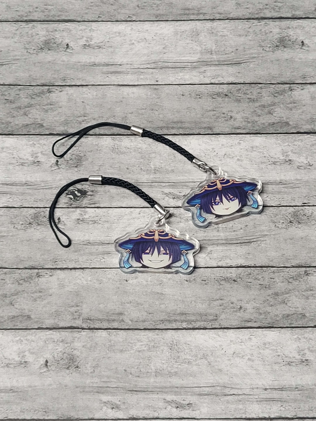 Scaramouche Acrylic Phone Charm: Genshin Impact Keychain - Etsy