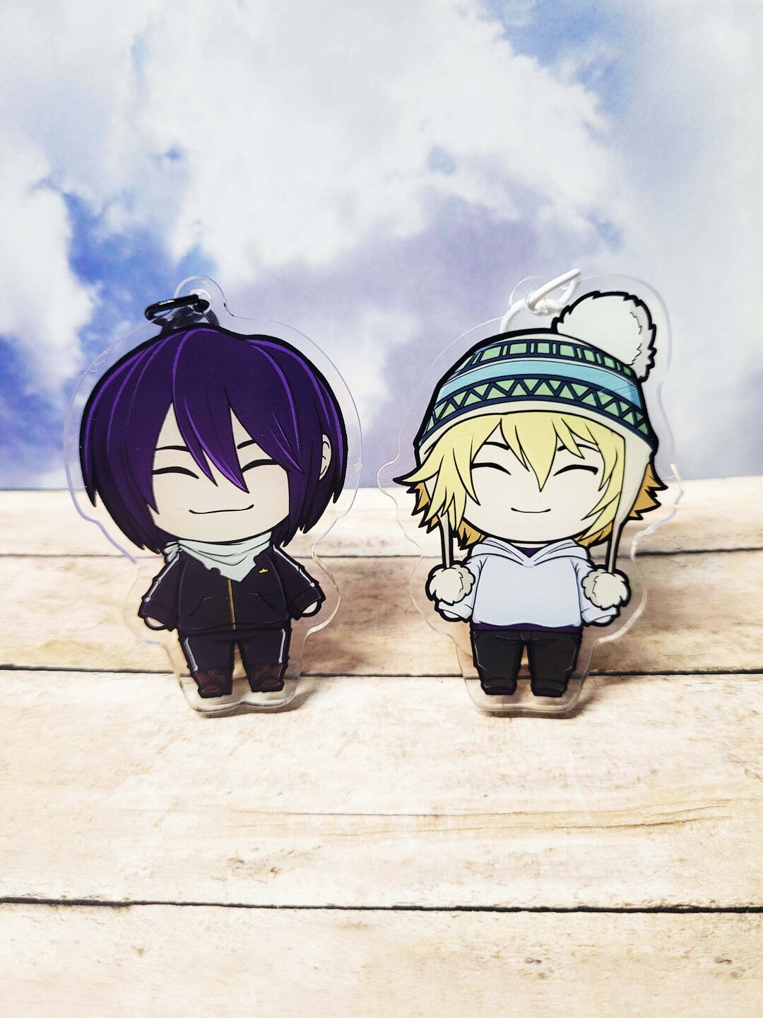Noragami Acrylic Charms | Yato and Yukine Keychains | 2.5" Charms - Etsy