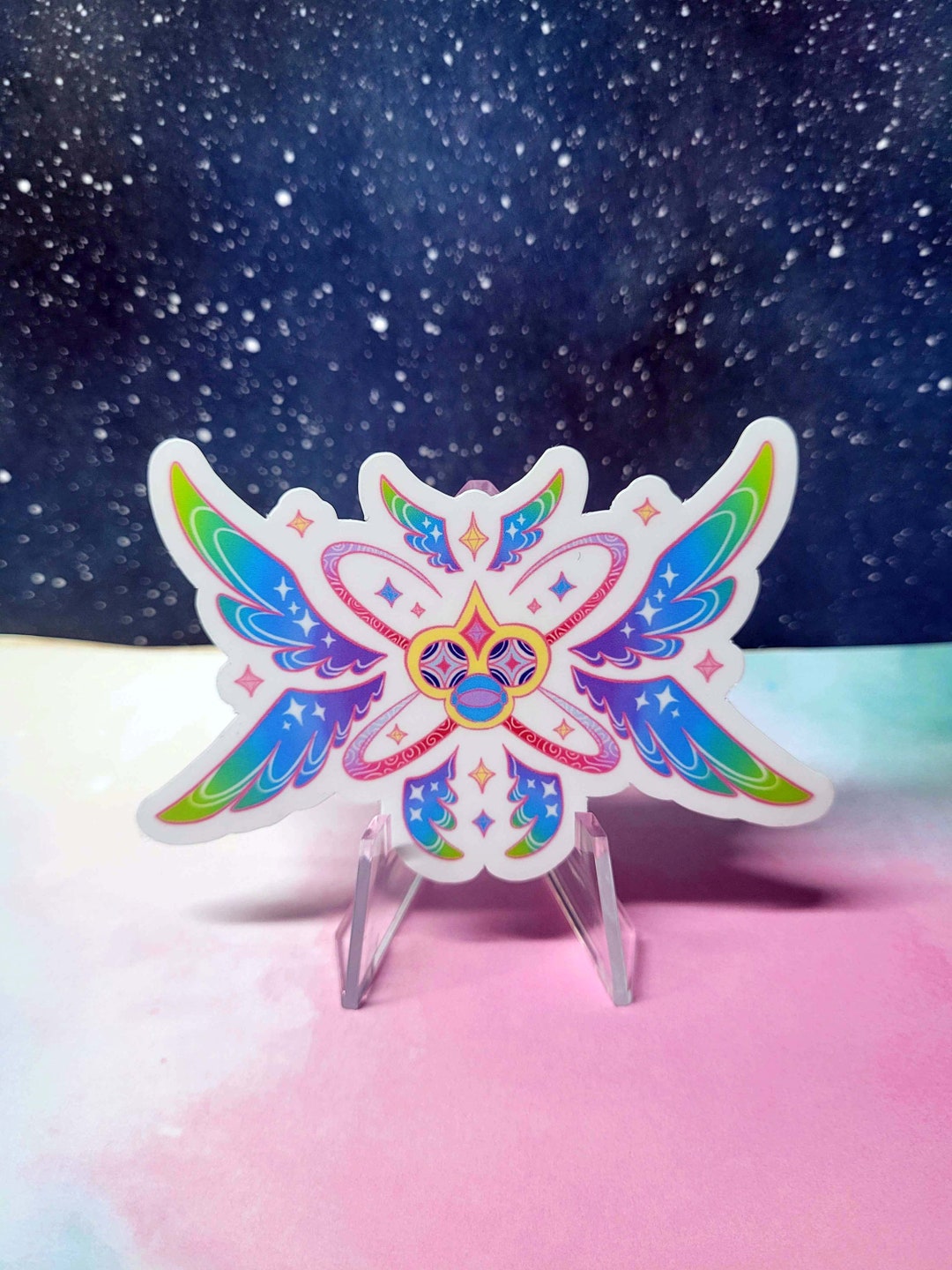 Biblically Accurate Angel Furby Sticker: Waterproof Vinyl Decal - Etsy