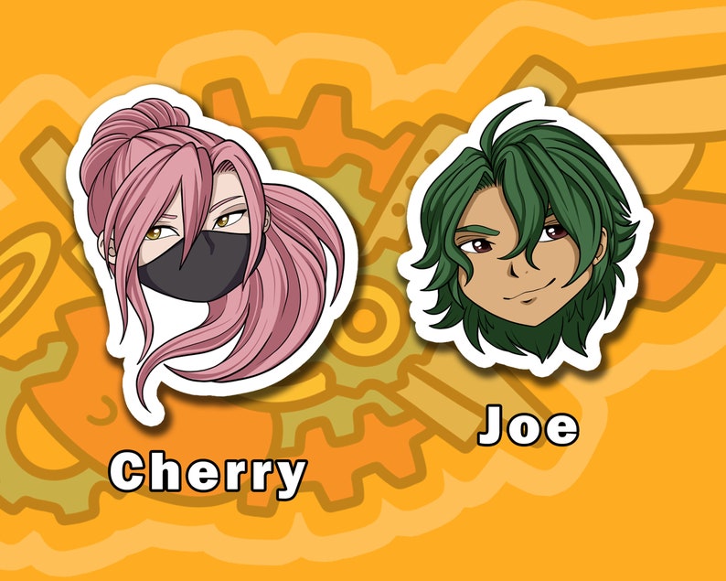 SK8 Character Stickers SK8 the Infinity Vinyl Stickers - Etsy