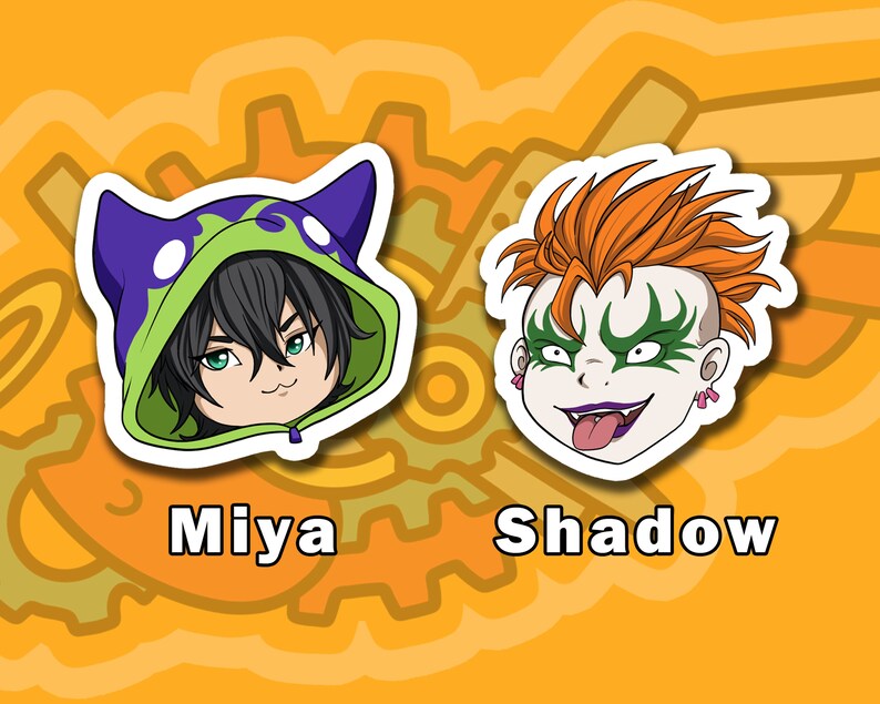 SK8 Character Stickers SK8 the Infinity Vinyl Stickers - Etsy